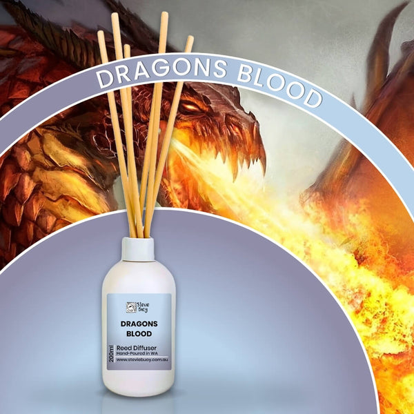 Dragons Blood Reed Diffuser by Stevie Buoy