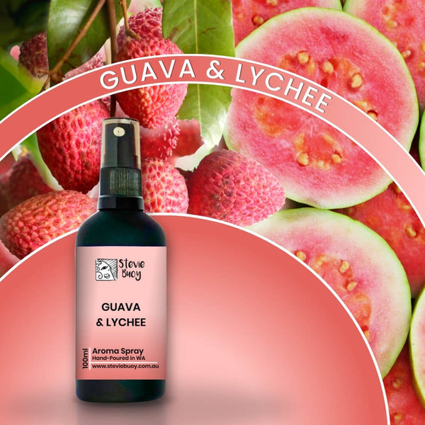 Guava & Lychee Aroma Spray by Stevie Buoy