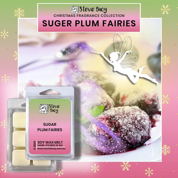 Sugar Plum Fairies Clamshell Wax Melts by Stevie Buoy