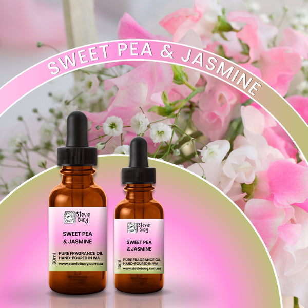 Sweet Pea & Jasmine Fragrance Oil for Aroma Diffusers - Stevie Buoy